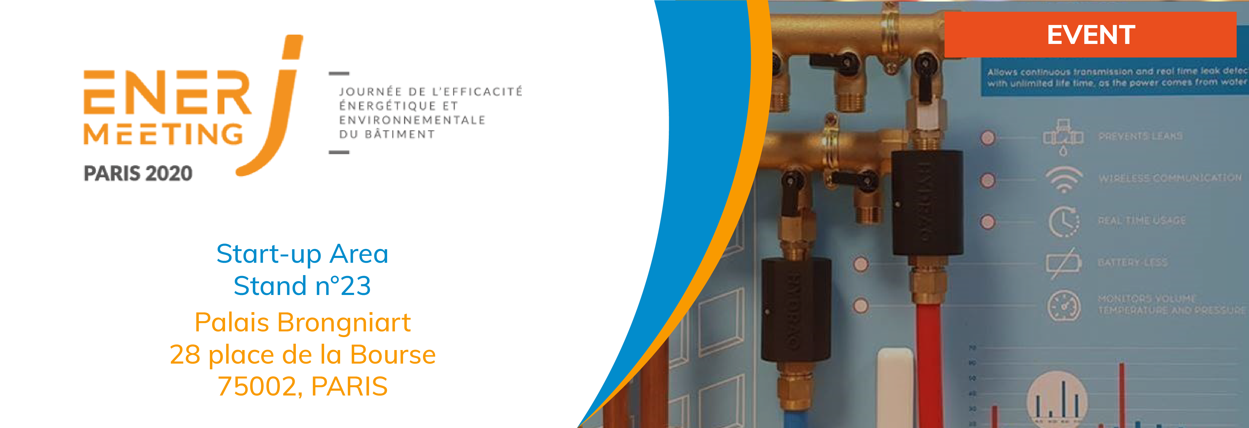 Hydrao participates at the EnerJ Meeting event - Découvrez Hydrao Meter